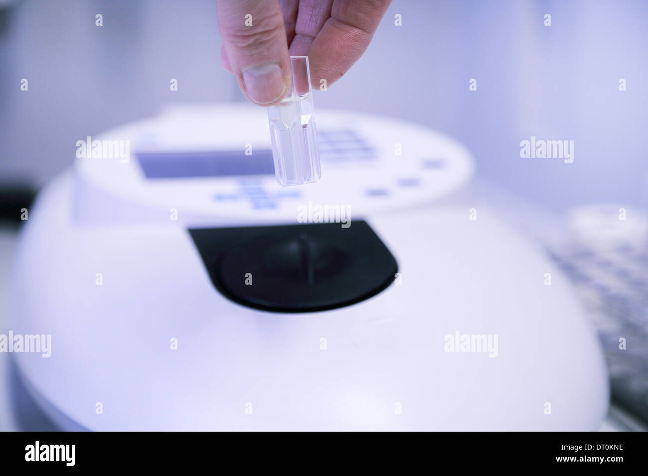 lab tools or work steps in a biological labor of research Stock Photo ...