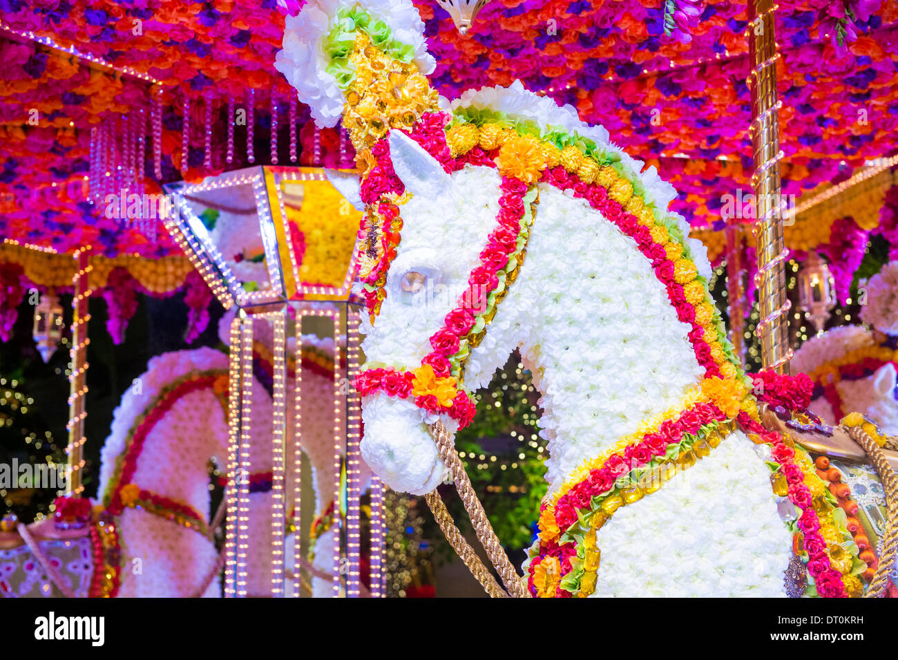 Flowers Installation Wynn Hotel Casino High Resolution Stock ...