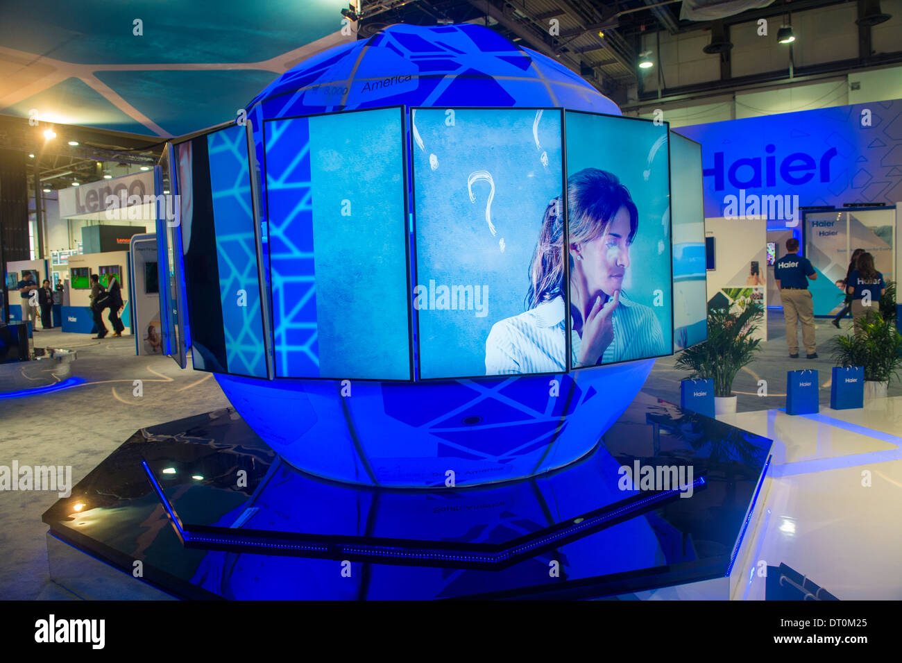 The Haier booth at the CES show held in Las Vegas Stock Photo - Alamy