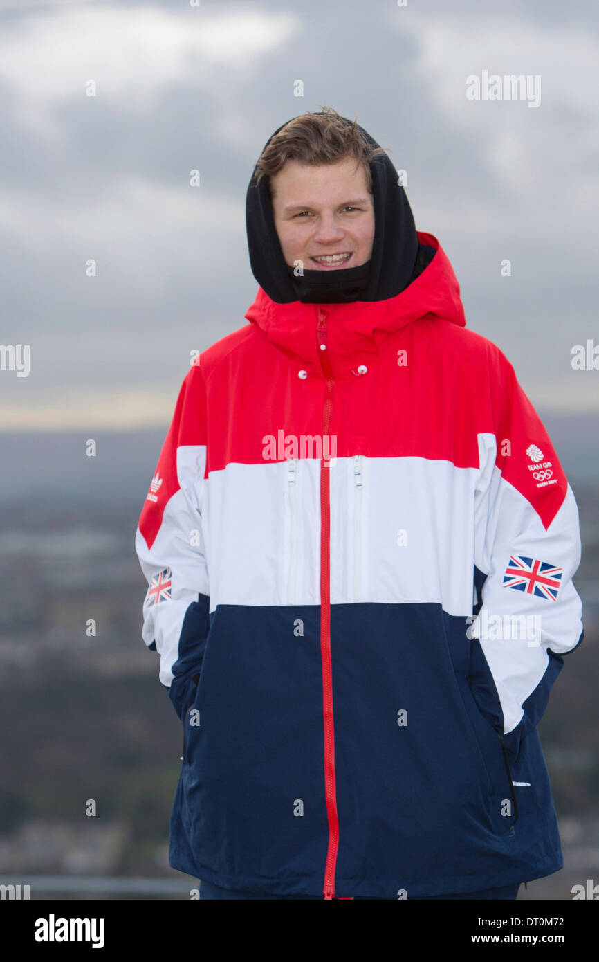 Portrait image of Jamie Nicholls in Team GB outfit, taken at Halifax ...