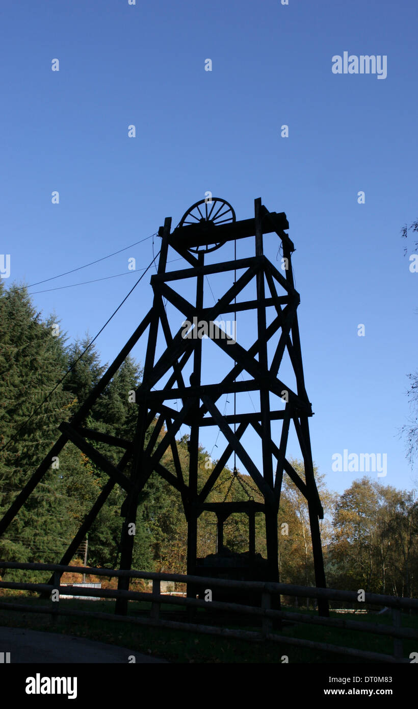 Hopewell Colliery Pithead Forest of Dean Gloucestershire England UK ...