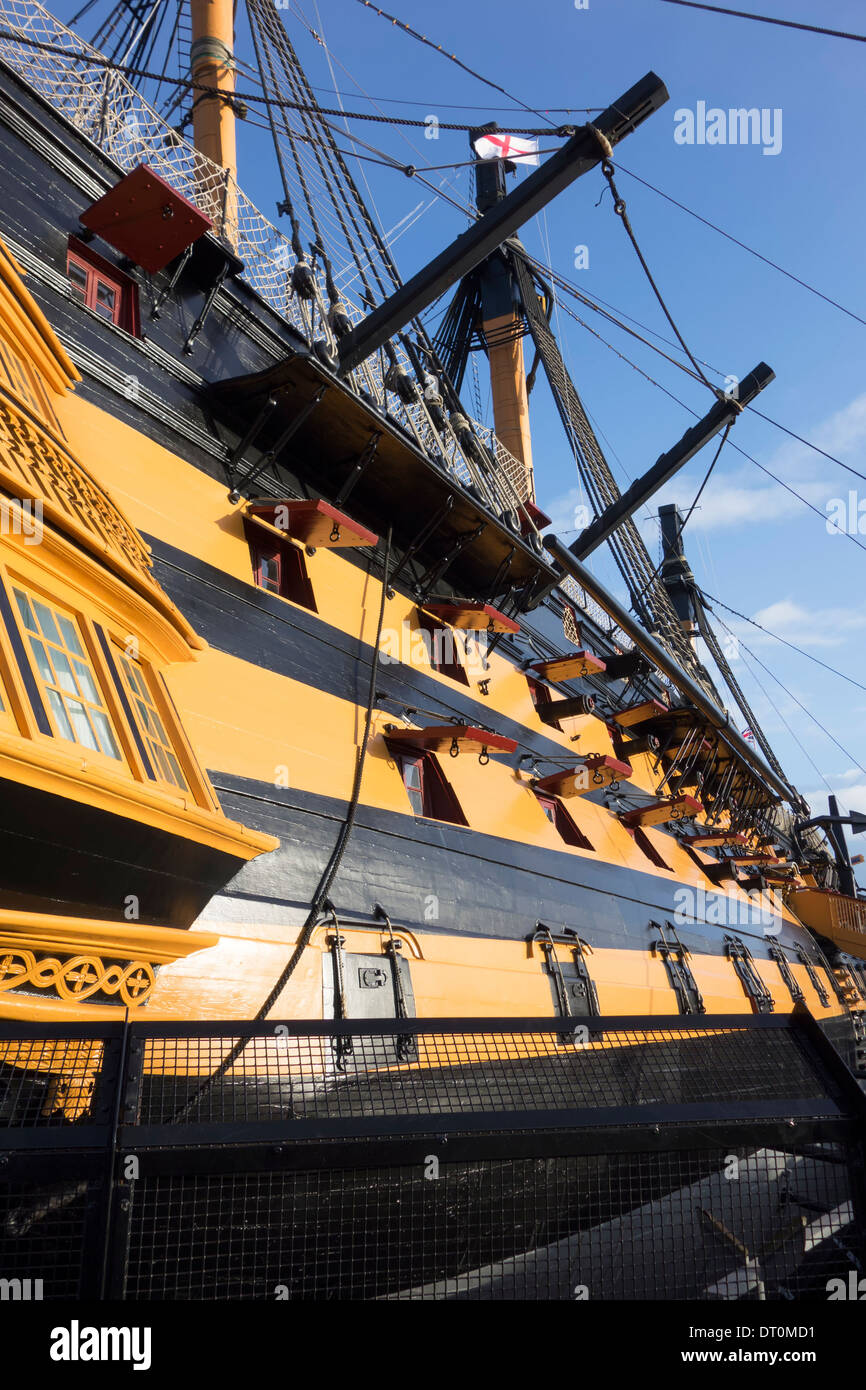 Hms Victory Old Dockyard Portsmouth High Resolution Stock Photography ...