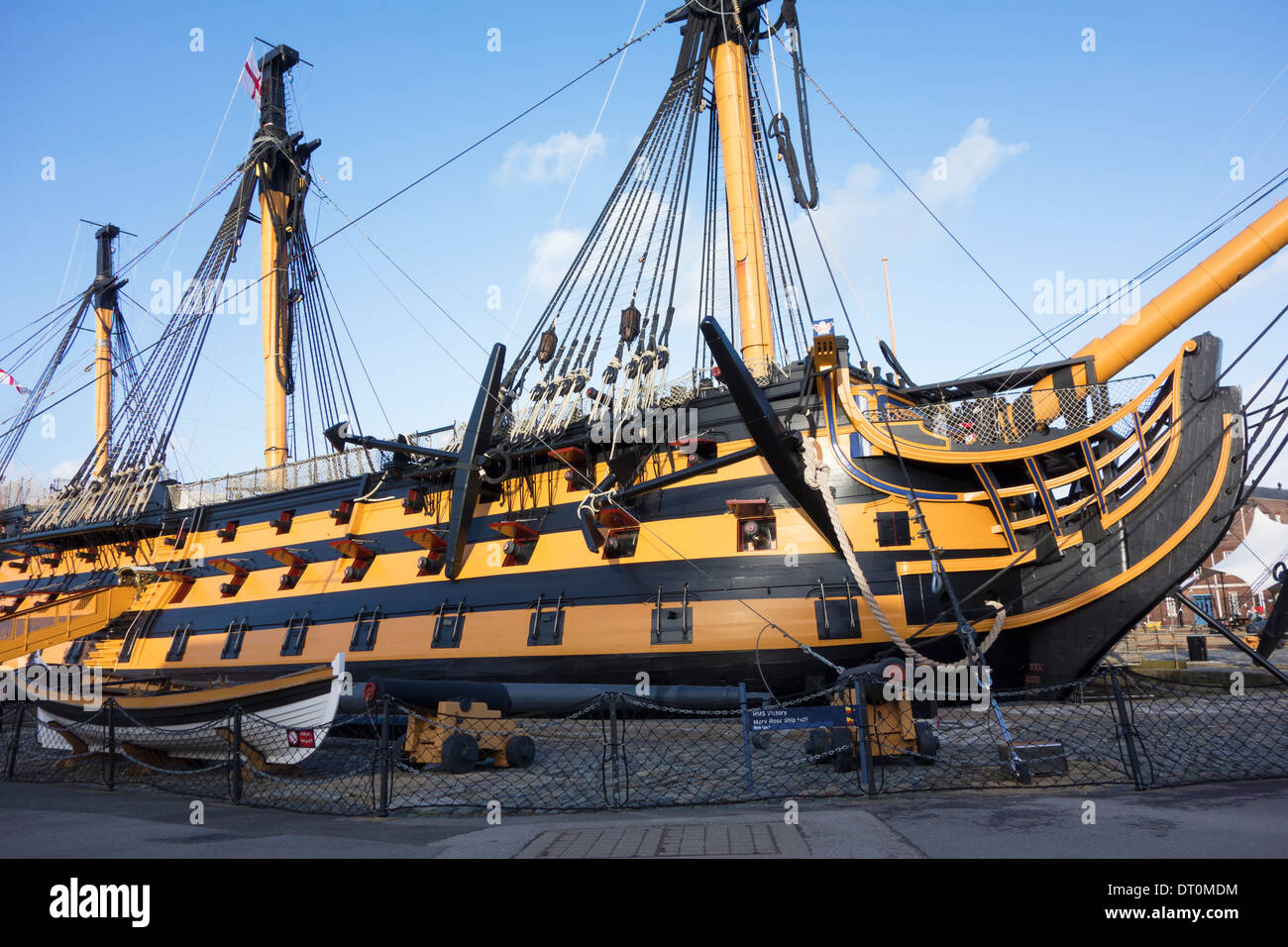 View Of Hms Victory High Resolution Stock Photography and Images - Alamy