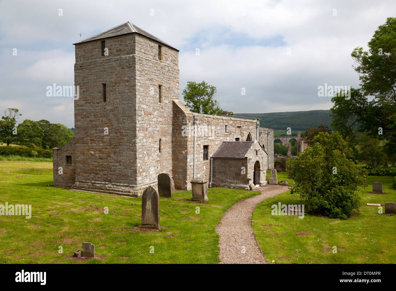 Church of St John the Baptist, Edlingham, Northumberland Stock Photo ...