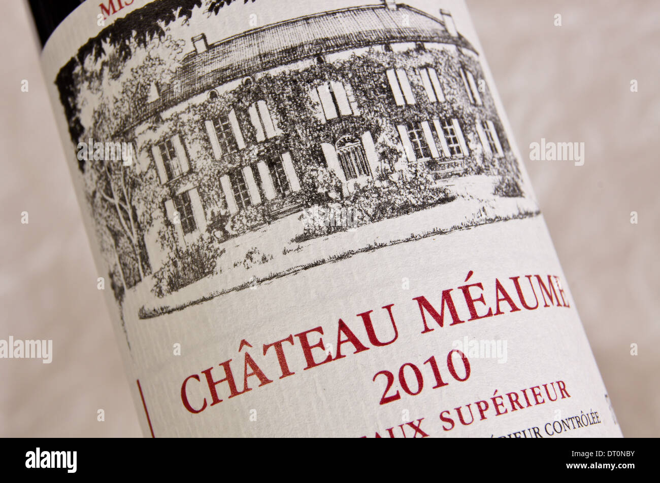 French wine label hi-res stock photography and images - Alamy