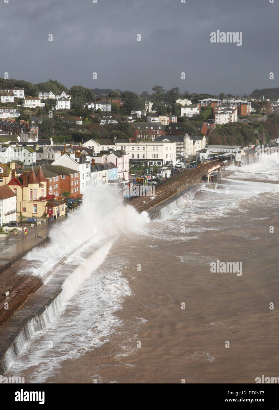 Coastal flooding dawlish hi-res stock photography and images - Alamy