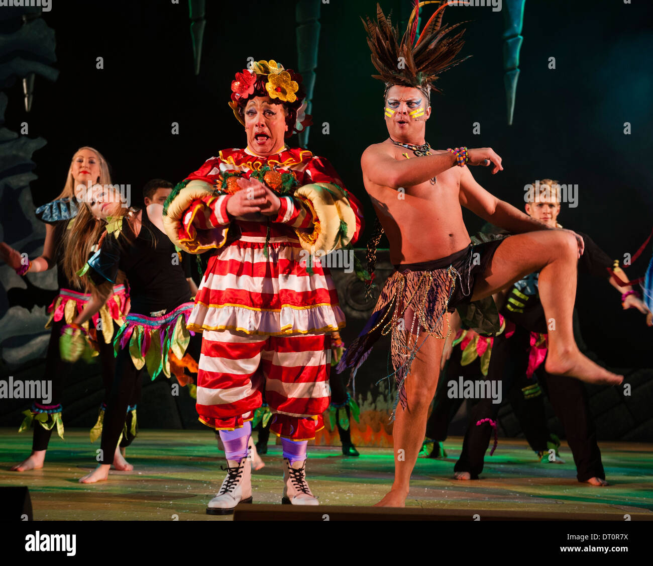 The 'Dame' in an amateur dramatics company performing Dick Whittington and the Pi-rats of the ...