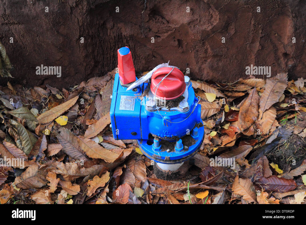 Newly Installed Through Bore Water Hydrant on an Excavated Water Main ...