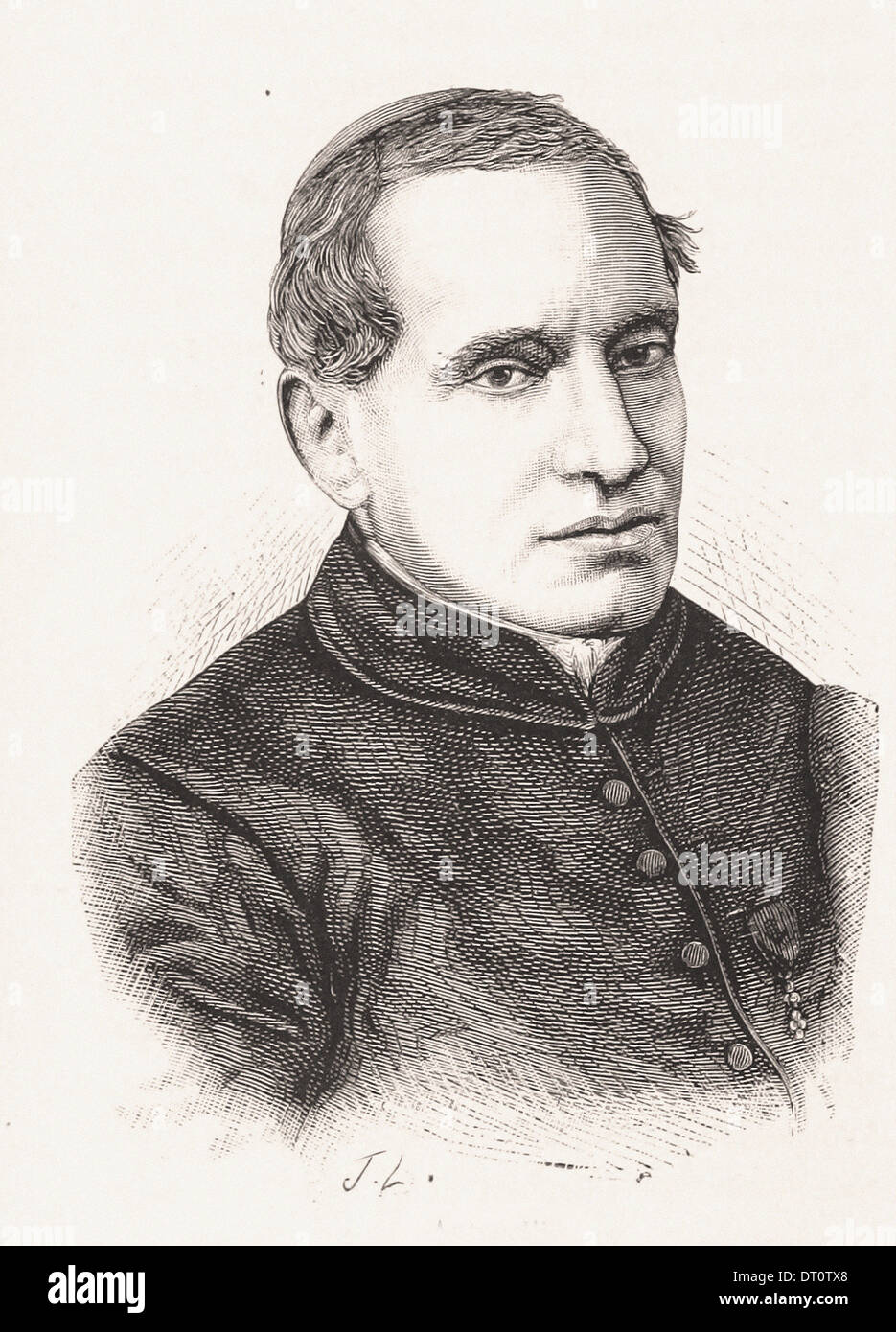 France portrait of antonelli french engraving xix th century hi-res ...