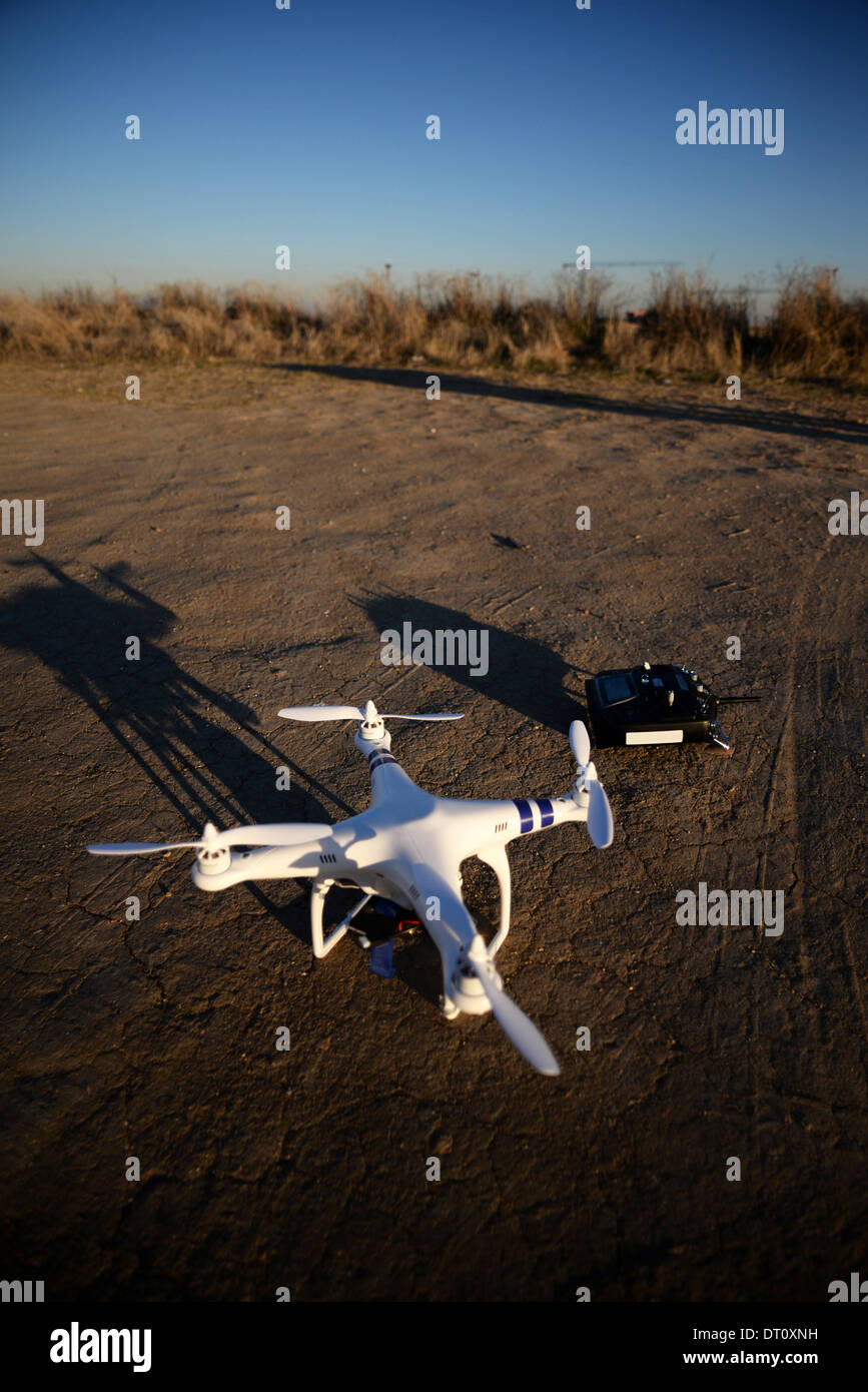 Phantom Drone outdoors, at sunset Stock Photo - Alamy