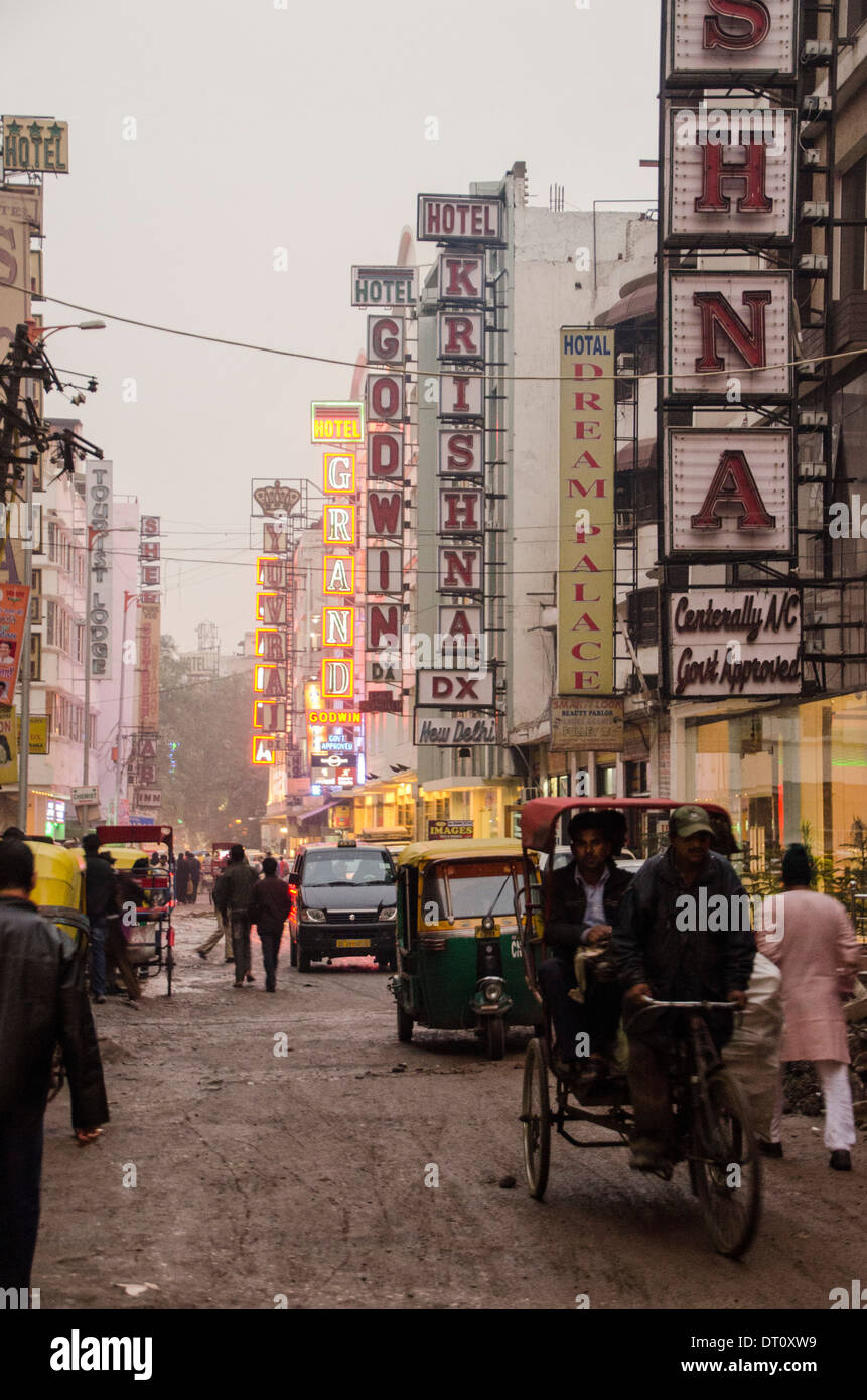 Old delhi streets hi-res stock photography and images - Alamy