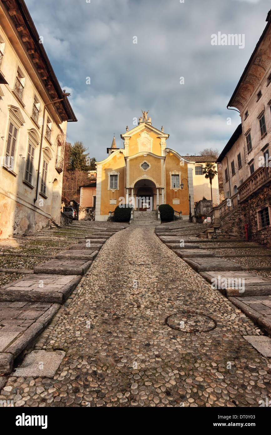 Santa Maria Assunta church built in 1485, Orta, Italy Stock Photo - Alamy