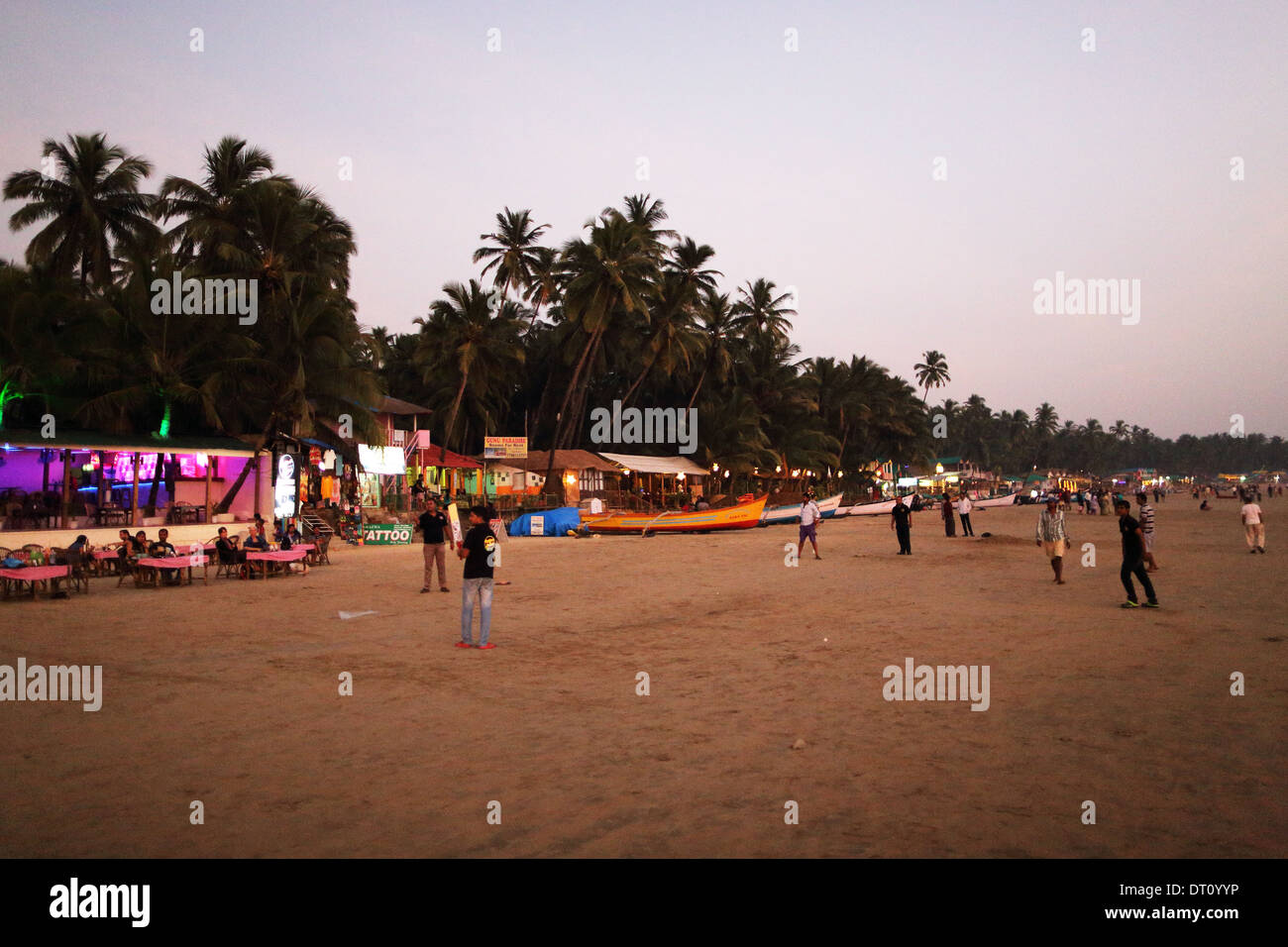 Palolem beach in Goa, South India Photo: pixstory / Alamy Stock Photo ...