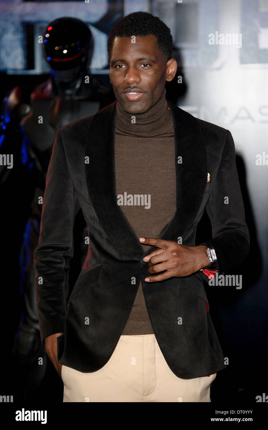 Wretch 32 arrives for the World Premiere of Robocop, at a central ...
