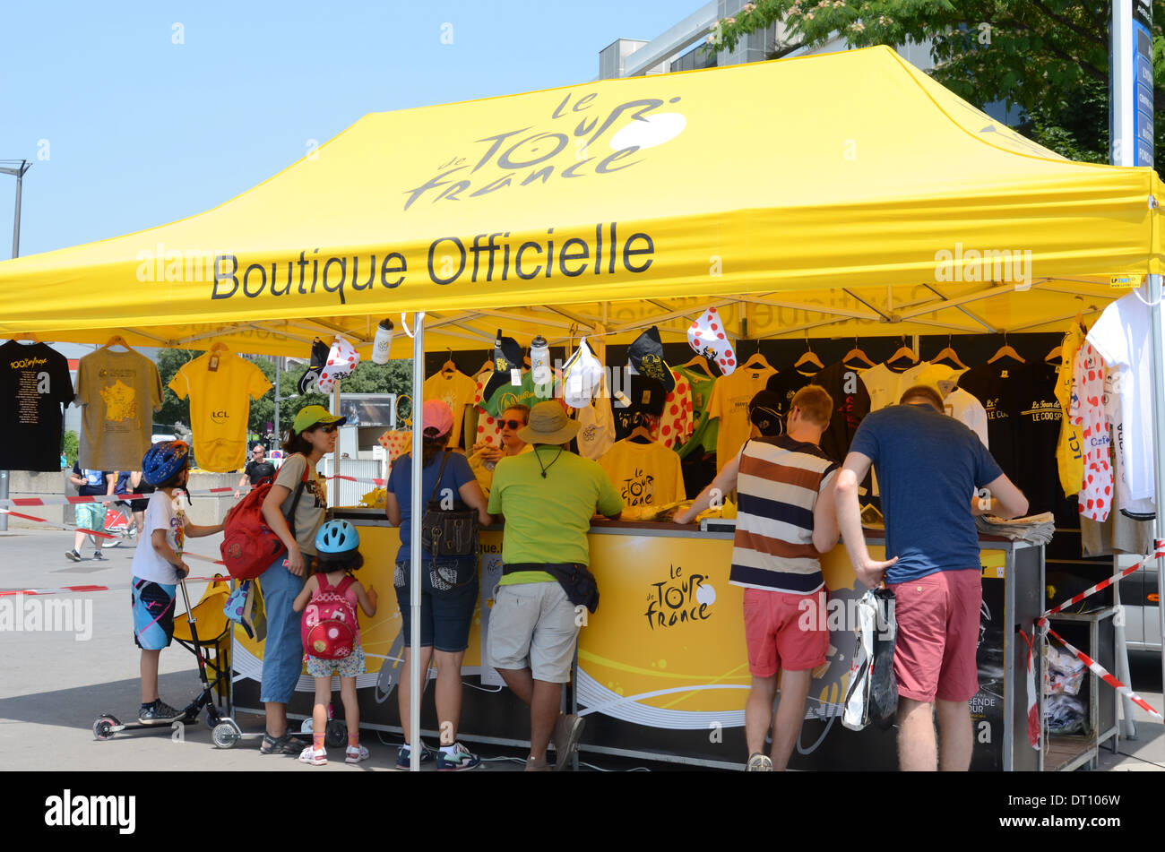 Boutique Officielle, Official merchandise shop, Tour de France, Lyon ...