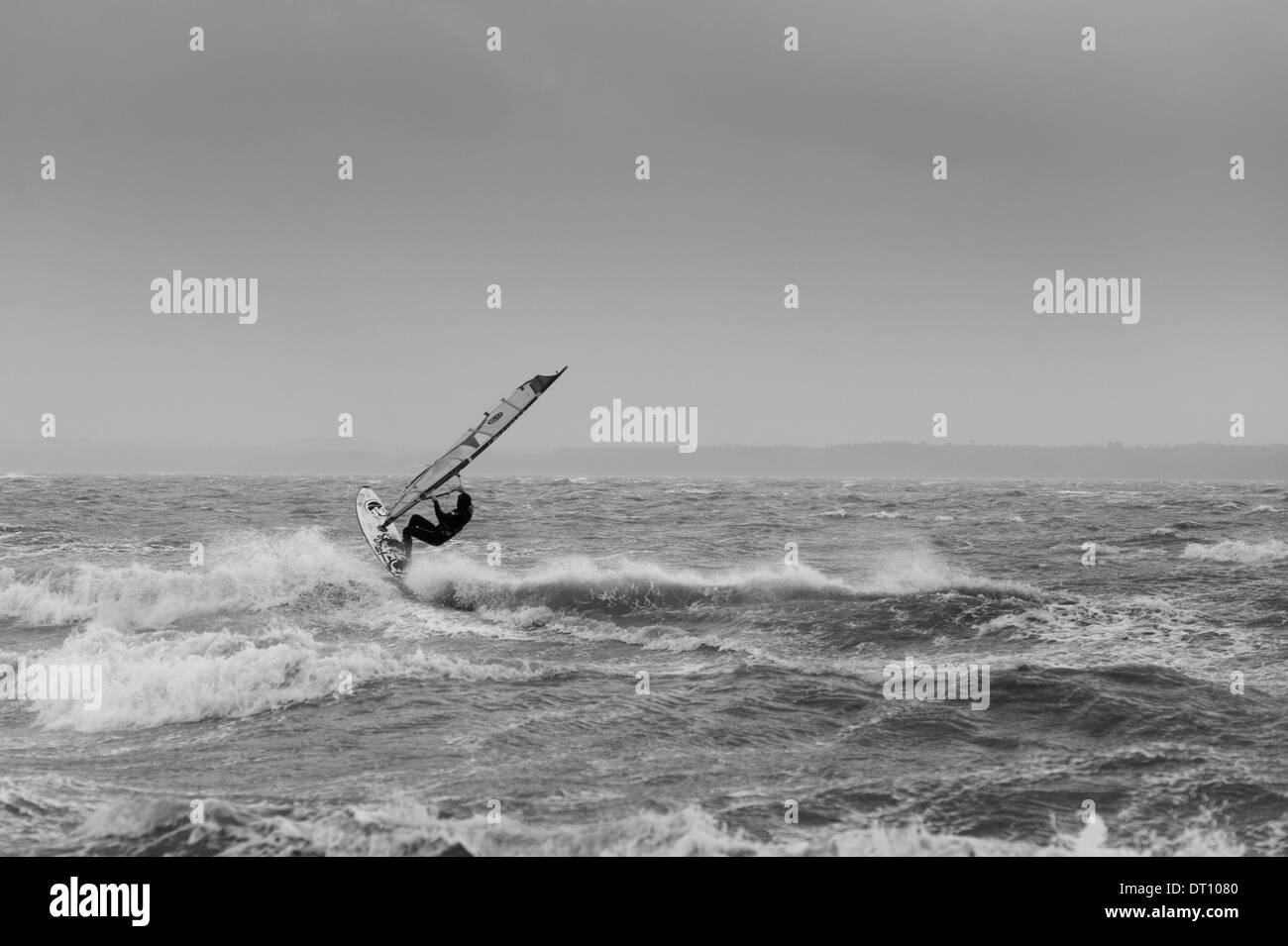 Windy sea Black and White Stock Photos & Images - Alamy