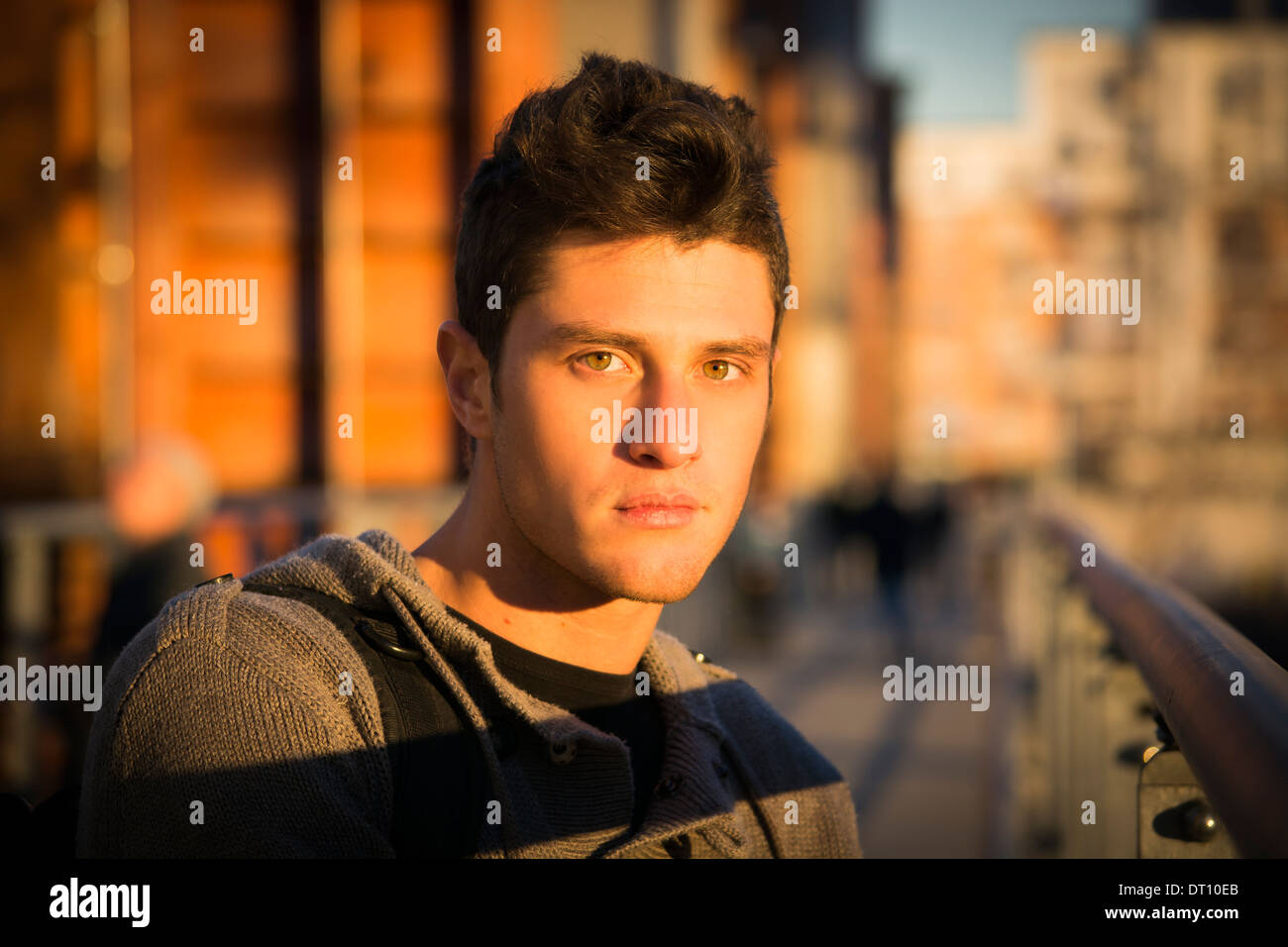 Sunset male model hi-res stock photography and images - Alamy