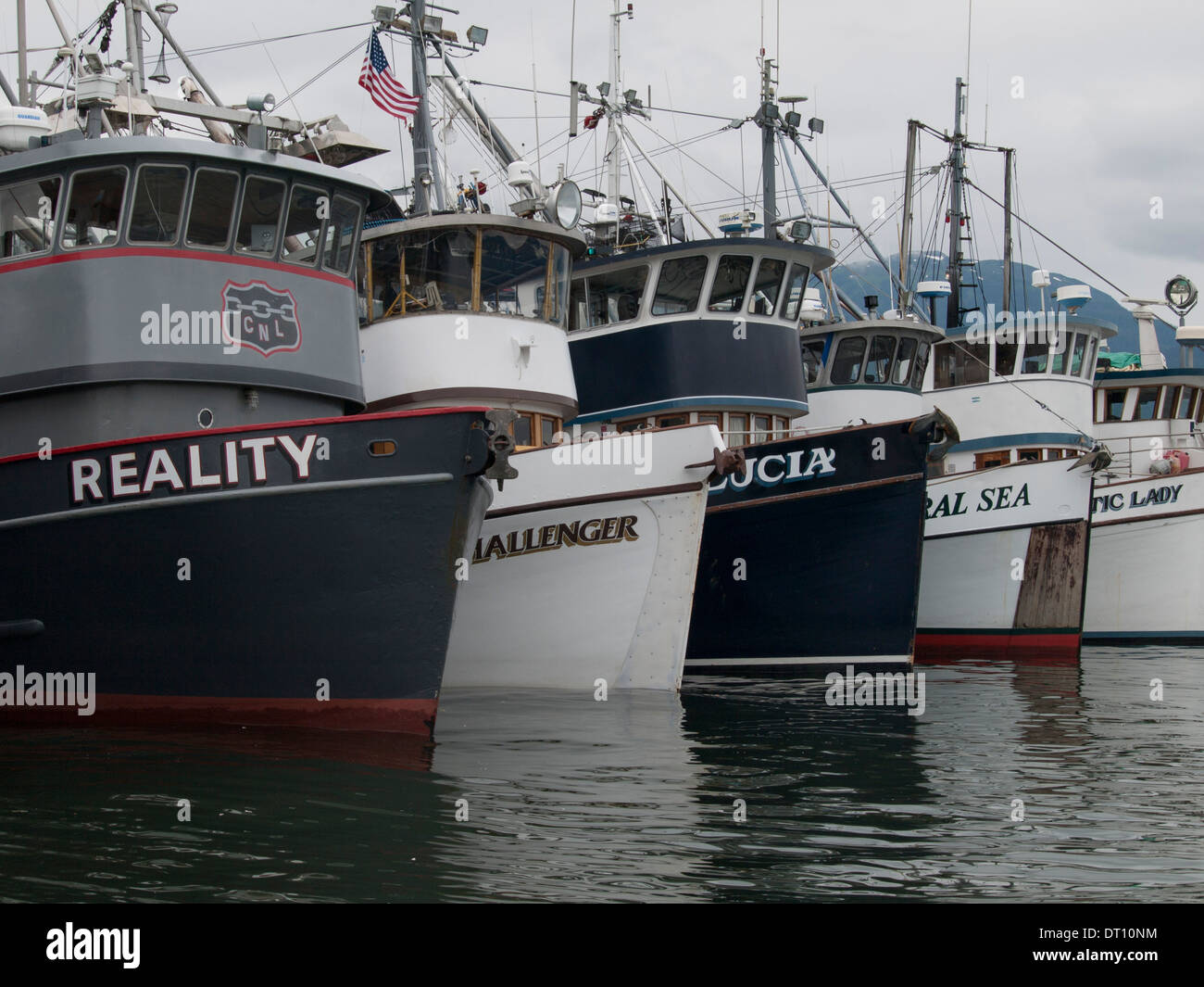 Seiner Fishing Fleet in Southeast Alaska Stock Photo - Alamy