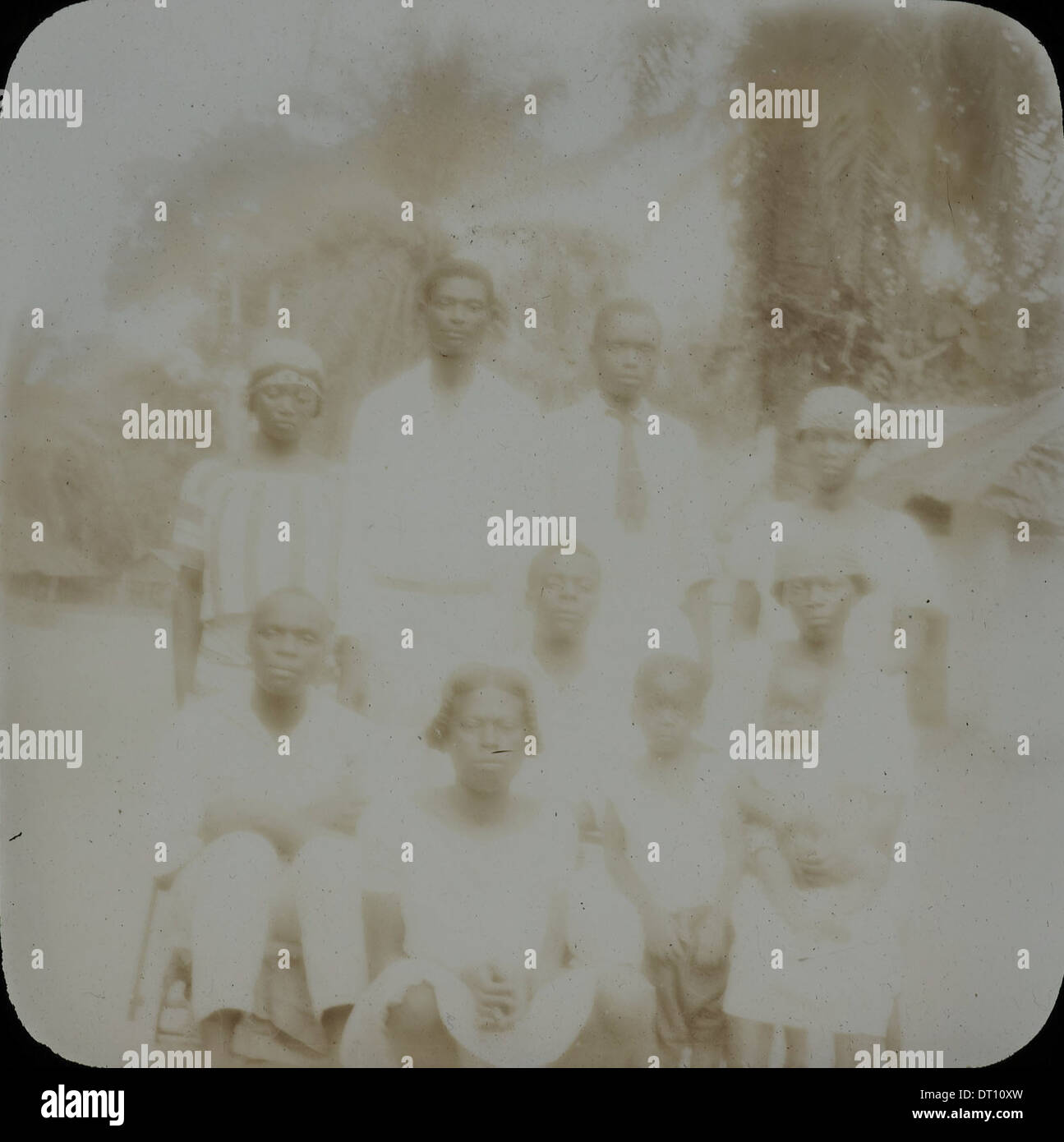A photograph of evangelists in the Congo, taken between 1900 and 1910 ...