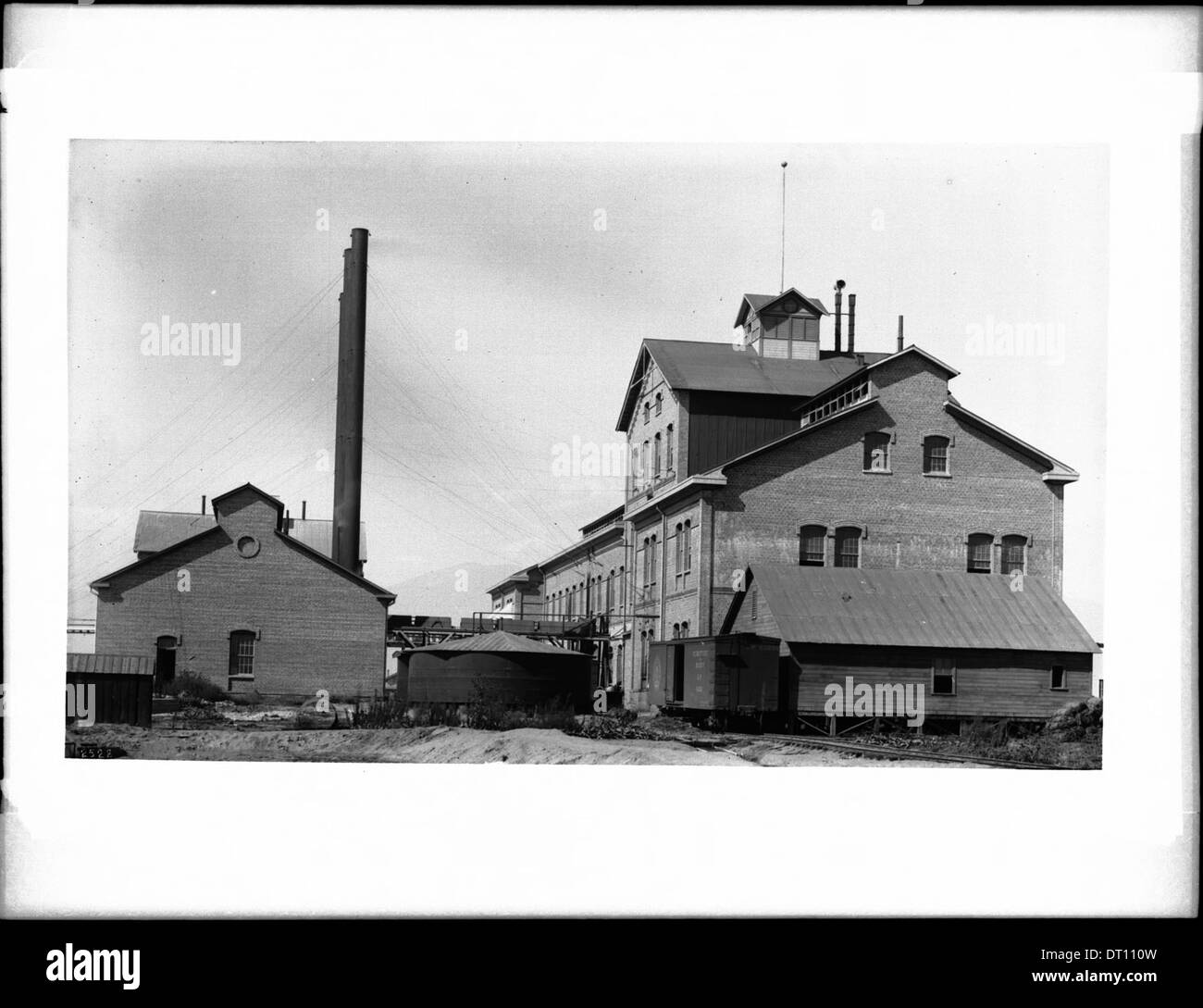 A photograph from around 1900 showing the exterior of a beet sugar ...