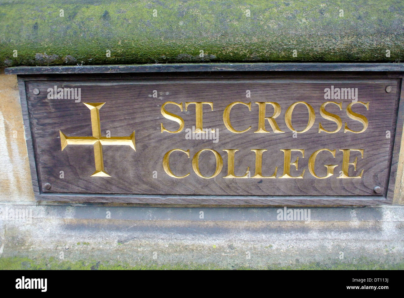 ST. Cross College Oxford Stock Photo - Alamy