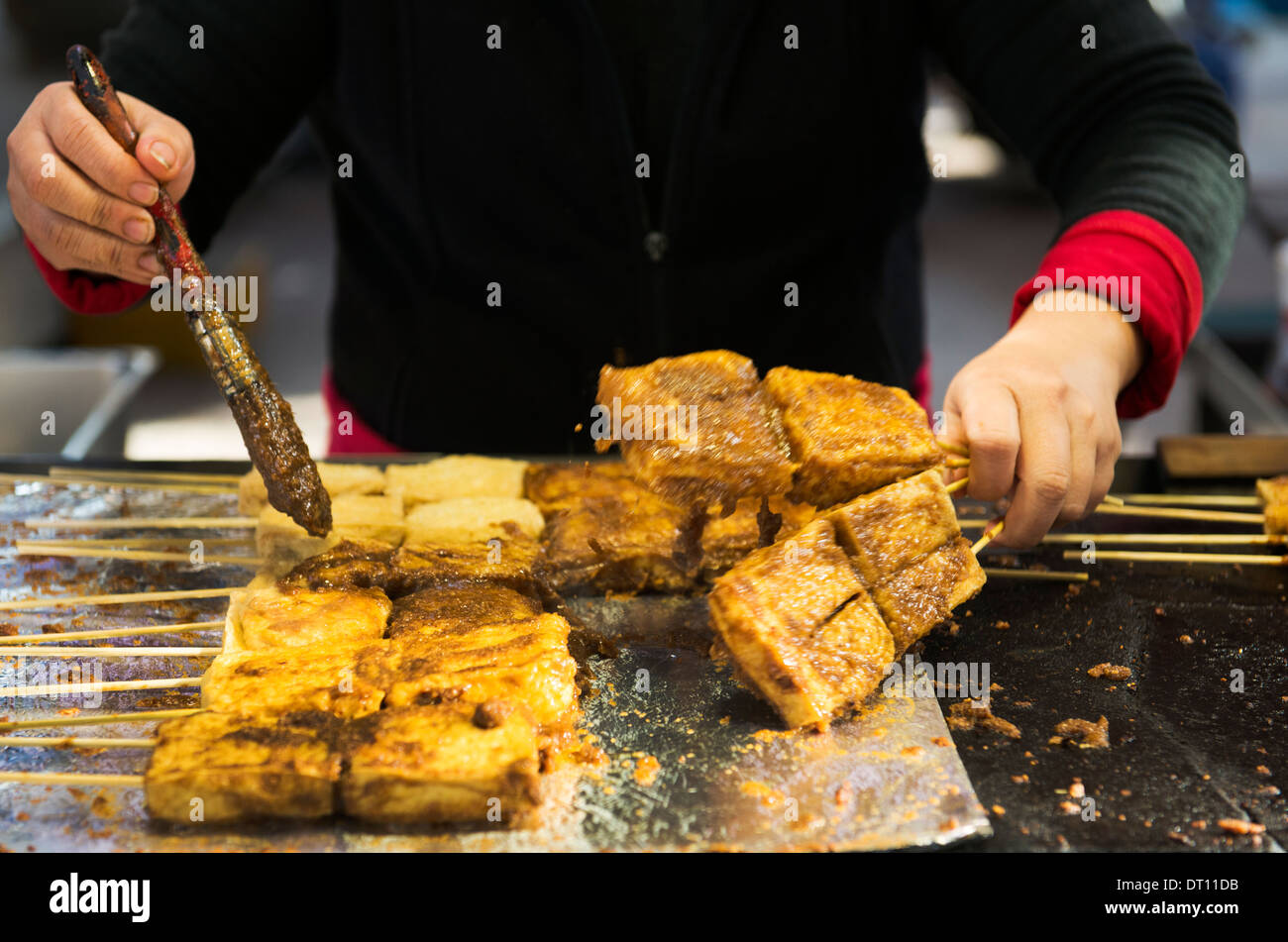 Stinky Tofu is a local street food favorite in Taiwan Stock Photo - Alamy