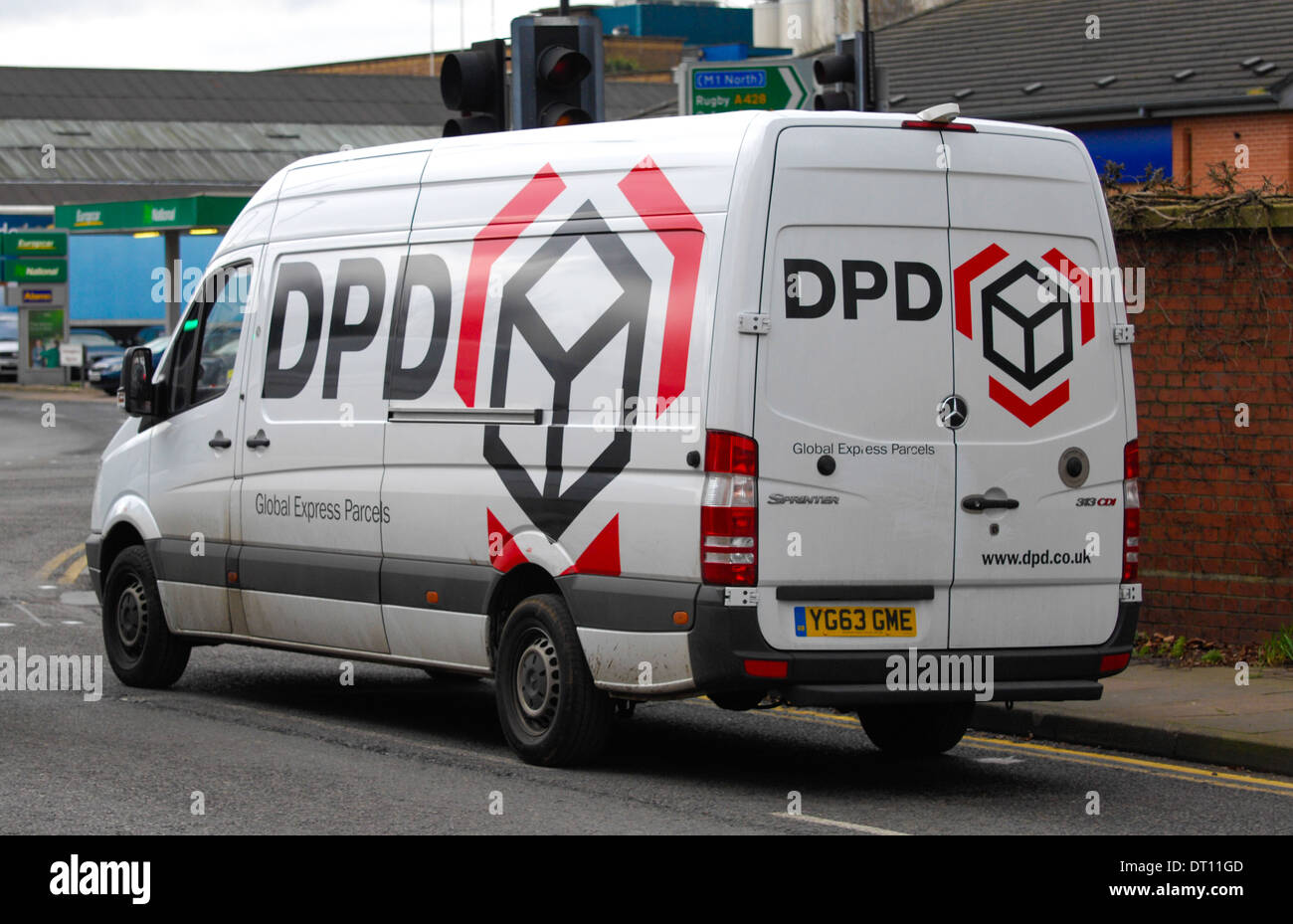 DPD delivery van Stock Photo - Alamy