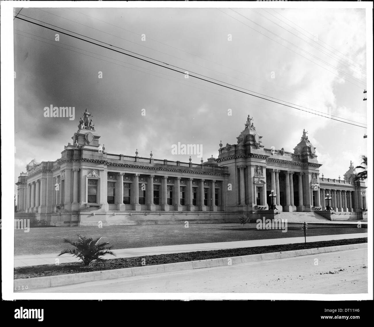 An exterior view of the courthouse in Riverside, California, captured ...