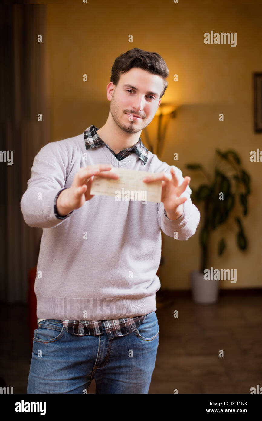 Lottery winner cheque hi-res stock photography and images - Alamy