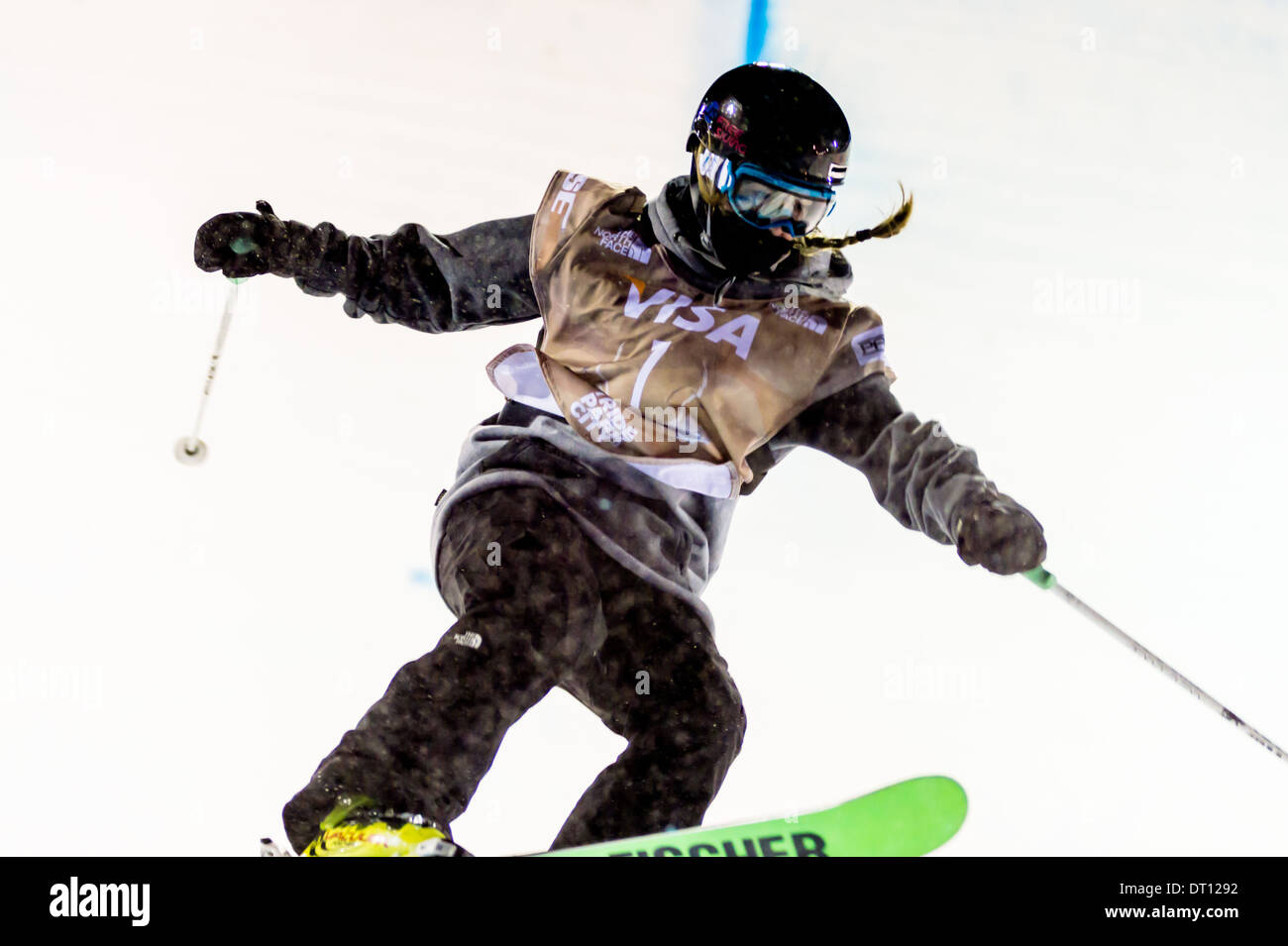 US Grand Prix Freeskiing, Halfpipe, January 2014 Stock Photo - Alamy