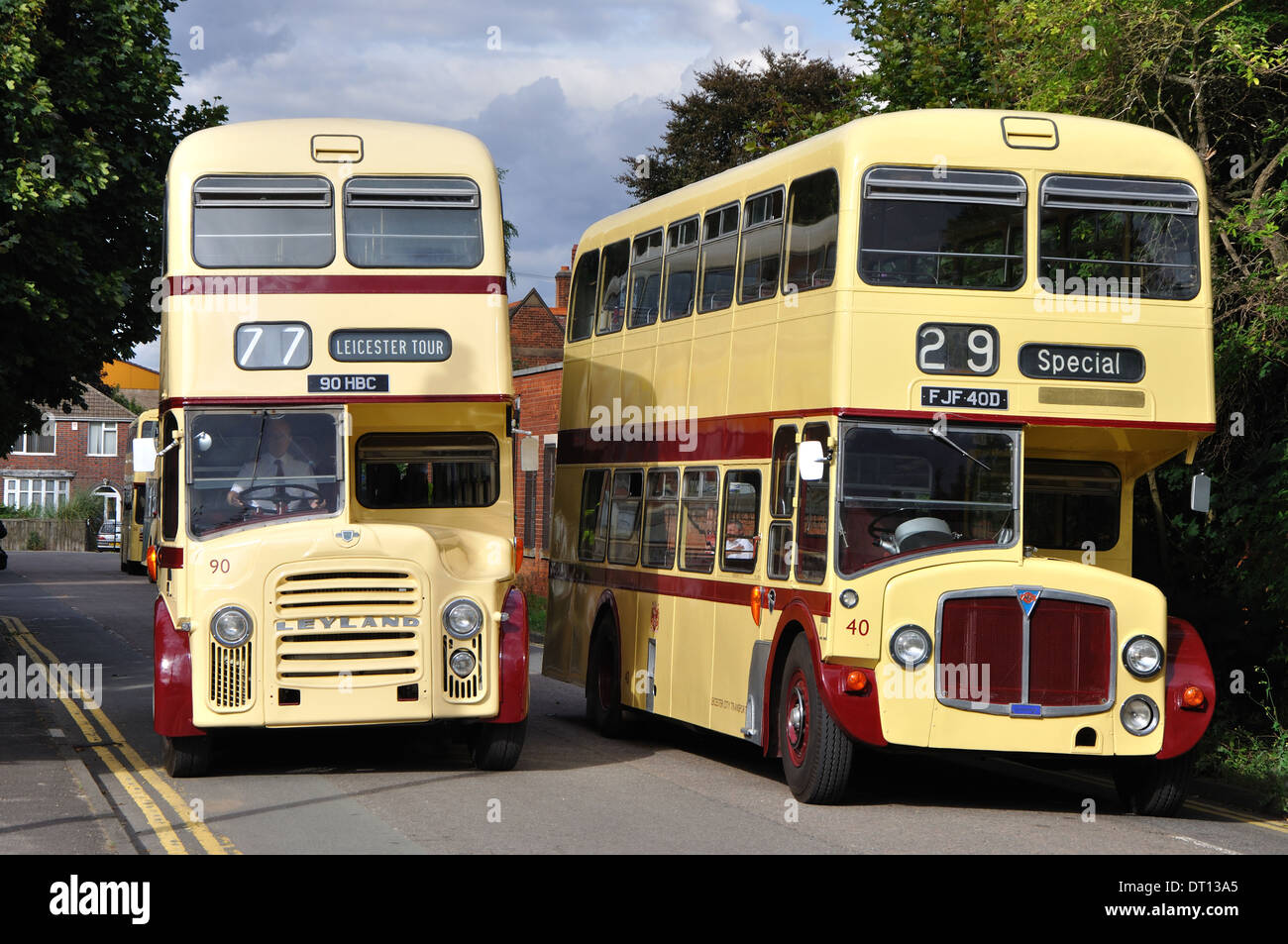 preserved Leicester City Transport Leyland Titan PD3A/1 and AEC Renown ...
