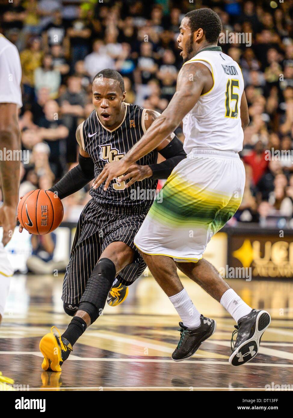 Orlando, FL, USA. 5th Feb, 2014. S: UCF Knights guard/forward Isaiah ...
