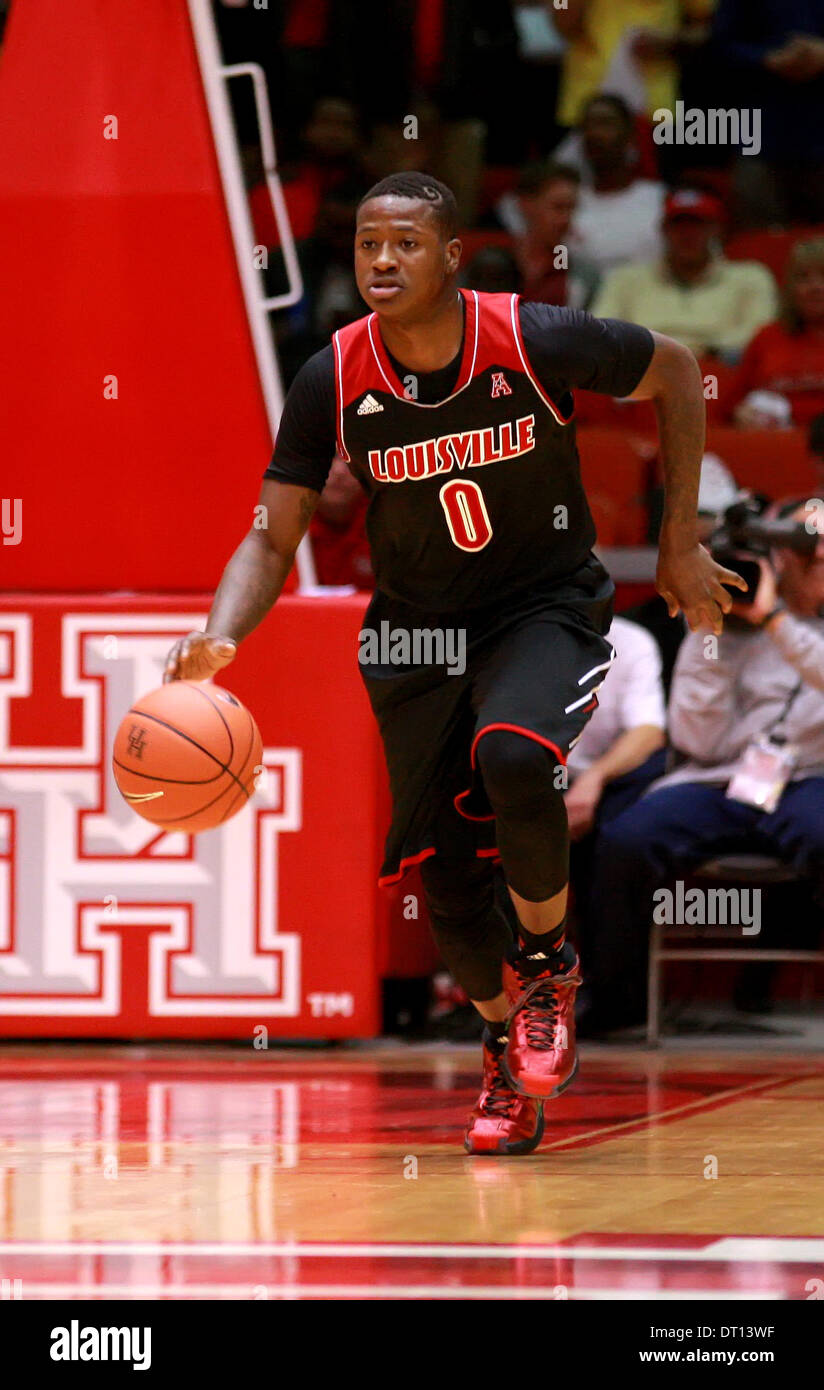 Houston, Texas, USA. 5th Feb, 2014. FEB 05 2014: Louisville guard Terry ...