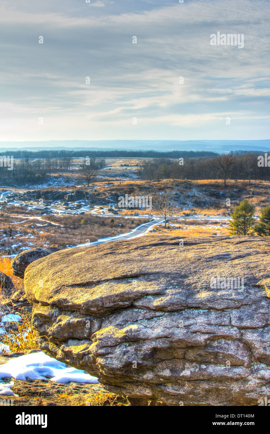 Little round top gettysburg hi-res stock photography and images - Alamy