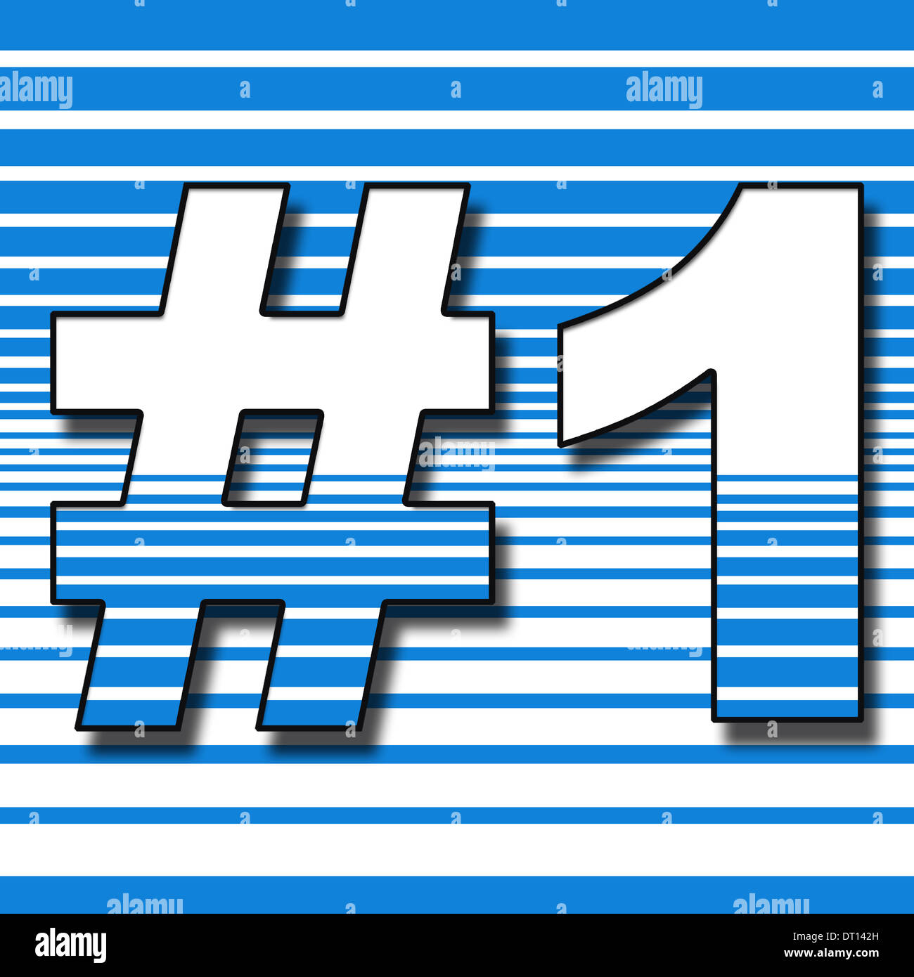 Number one digit leader hi-res stock photography and images - Alamy