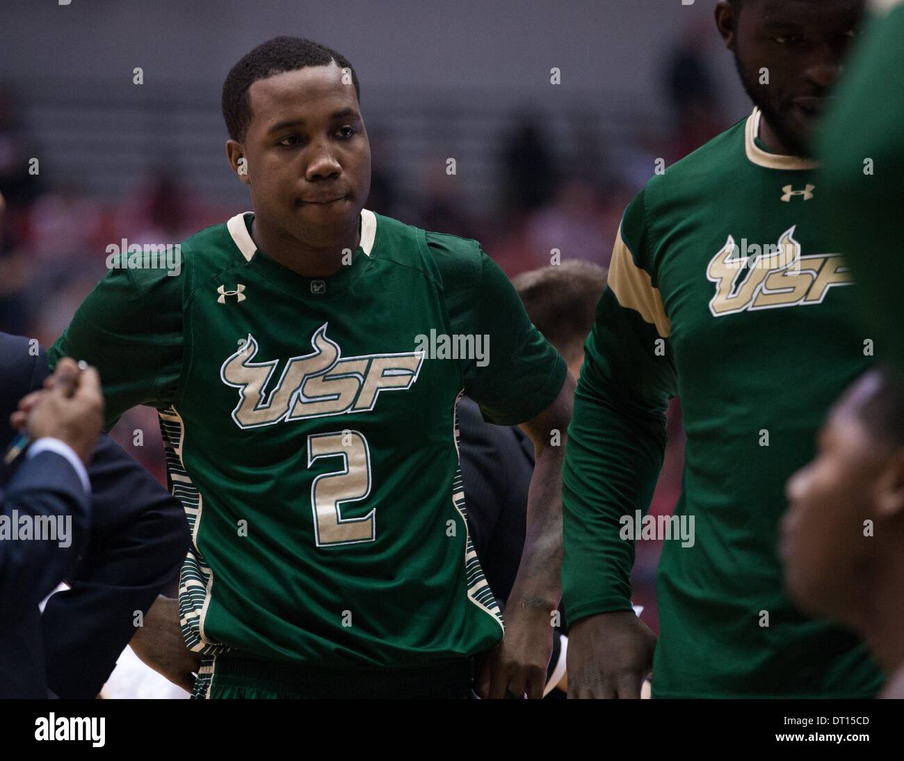 Cincinnati, OH, USA. 2nd Feb, 2014. South Florida Bulls forward Victor ...
