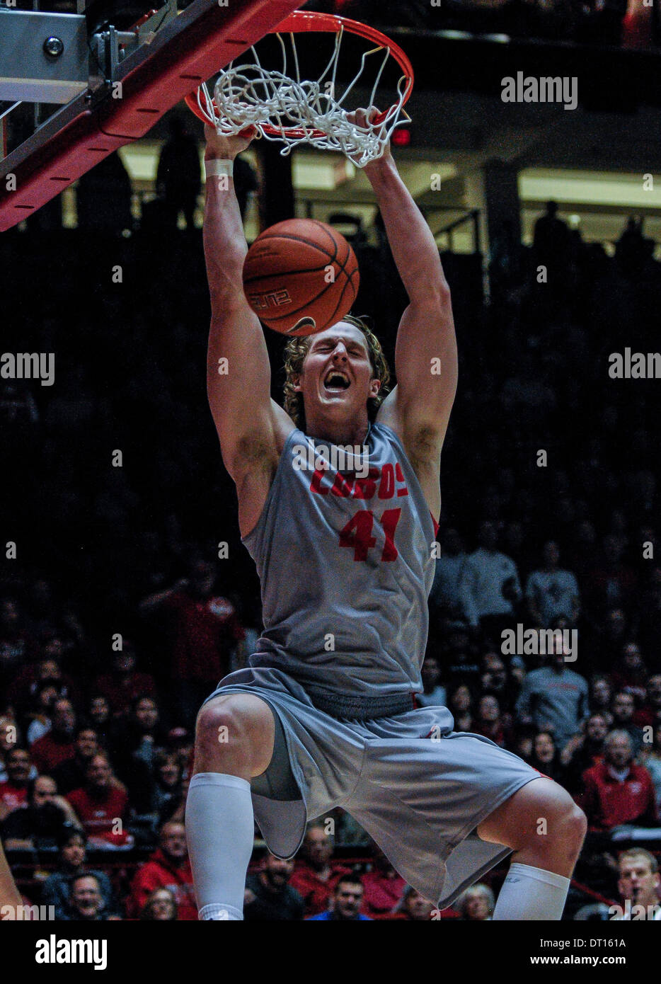Albuquerque, New Mexico. 5th Feb, 2014. New Mexico Lobos forward ...