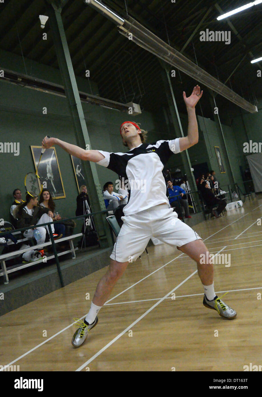 Vancouver, Canada. 5th Feb, 2014. No. 1 seeded Bobby Milroy of Canada ...
