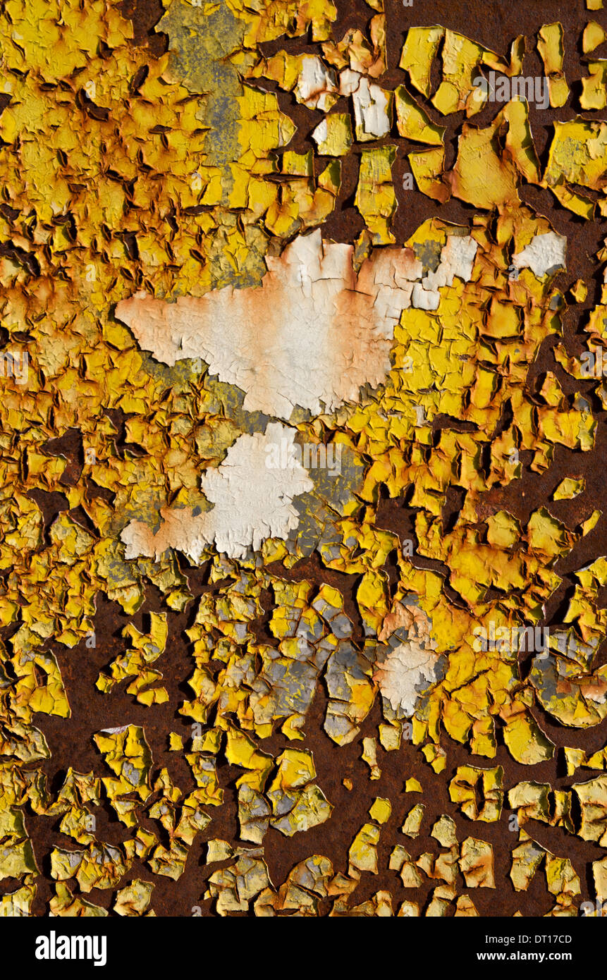Yellow metal background rust dirt hi-res stock photography and images ...