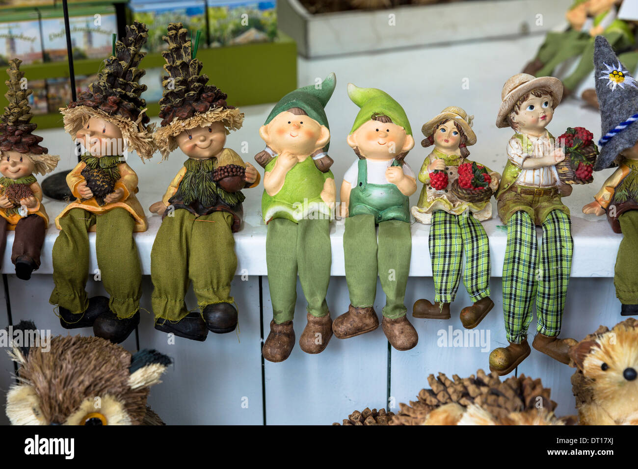 Ornaments and gifts on display at shop in Munich, Bavaria, Germany ...