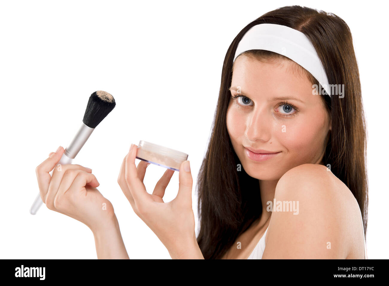White powder brush hi-res stock photography and images - Alamy
