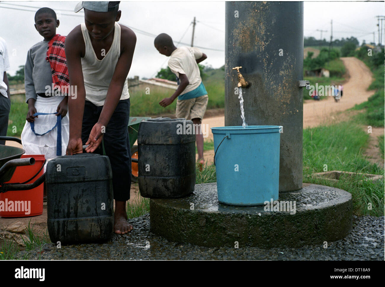Urban water stand pipe, Port Shepstone. Urban and rural development and ...