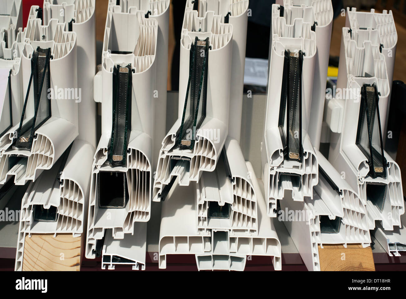 pwc window profile Stock Photo - Alamy