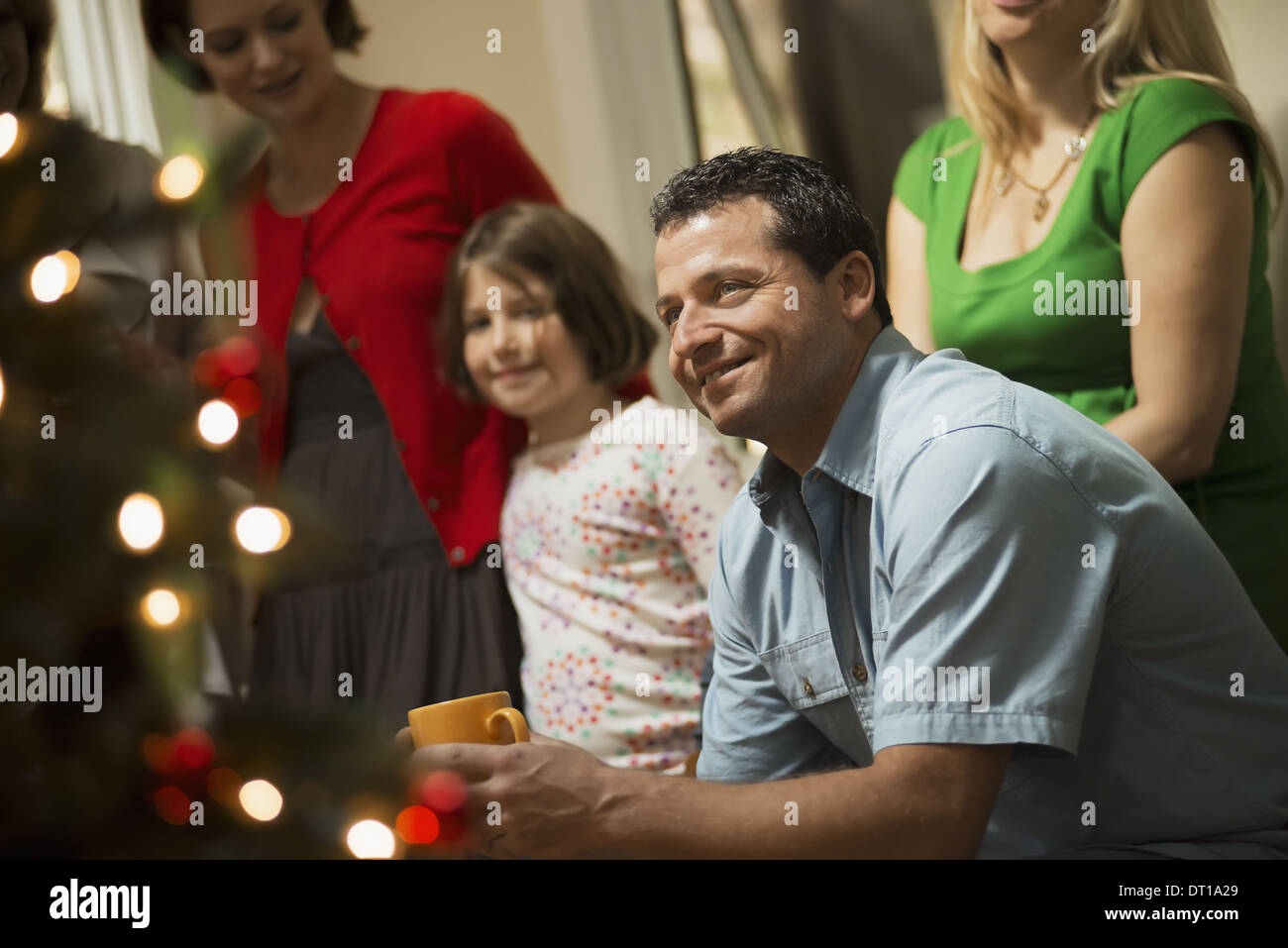 Children at christmas party hi-res stock photography and images - Alamy