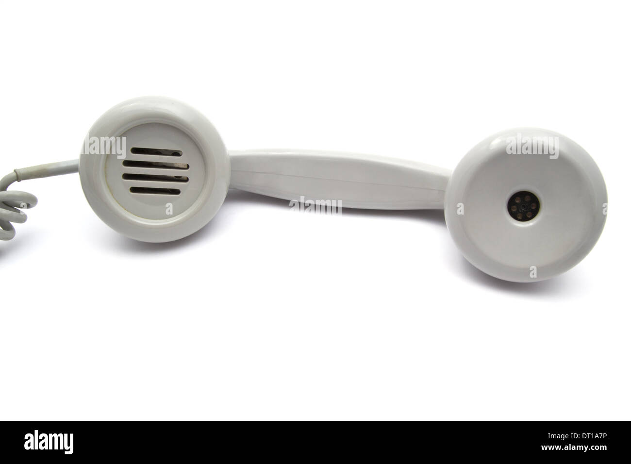 Old gray telephone Stock Photo - Alamy