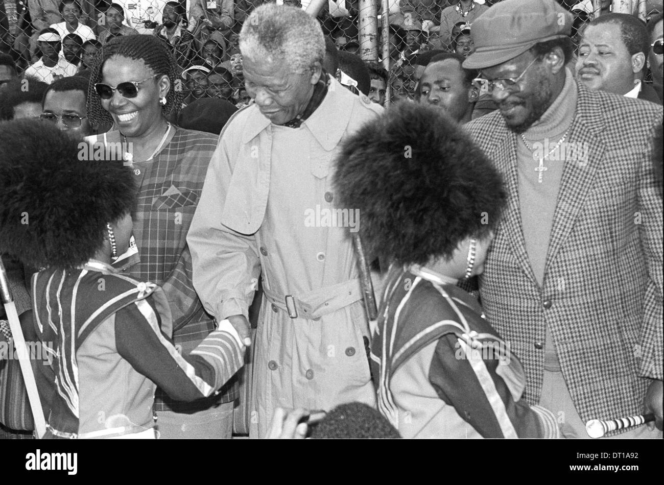 Nelson mandela anc buthelezi ifp hi-res stock photography and images ...
