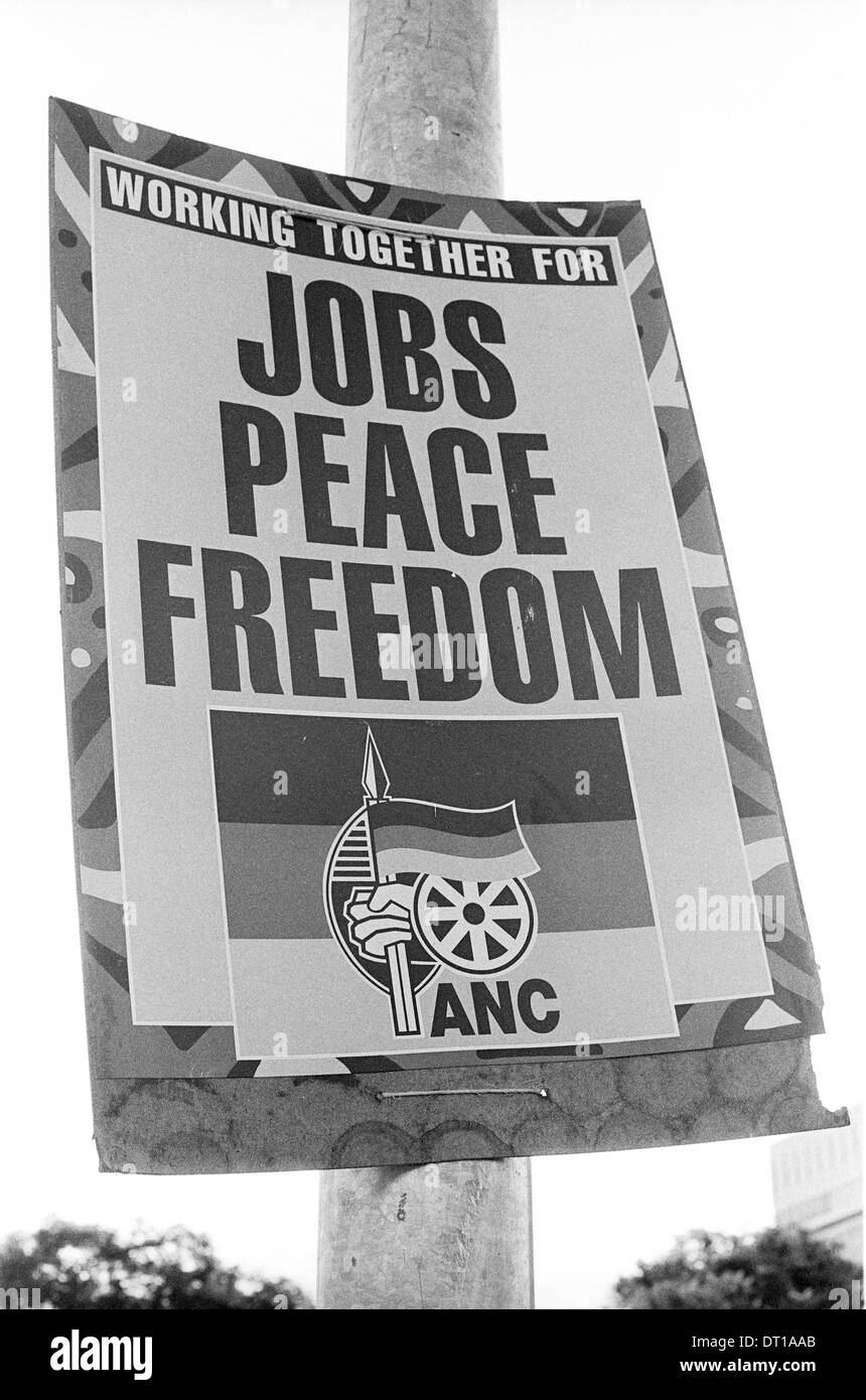 ELECTION POSTERS. ANC, NP, DP and PAC election posters of the first ...