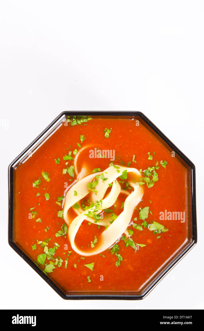 Cook eat hot soup Cut Out Stock Images & Pictures - Alamy