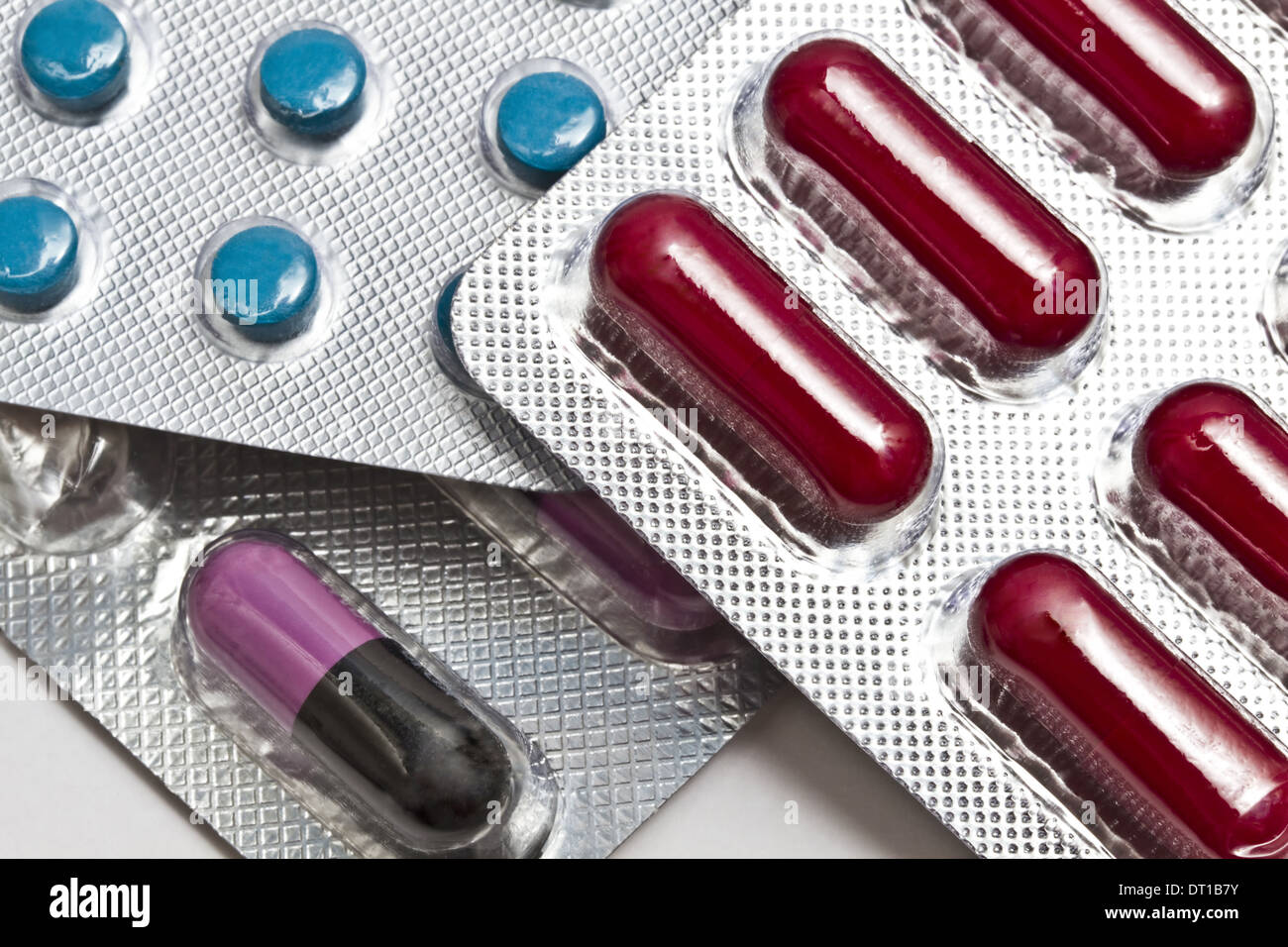 Pills and capsules Stock Photo - Alamy