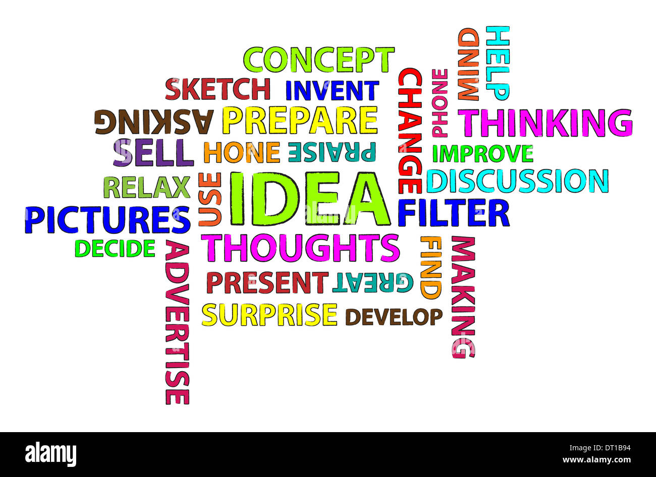 Point idea Cut Out Stock Images & Pictures - Alamy